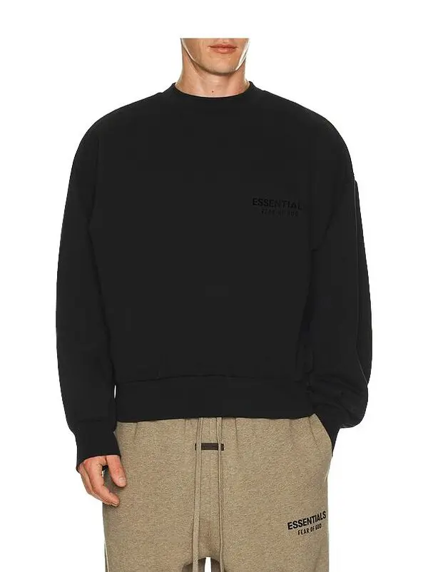 Fear Of God Classic Crewneck Sweatshirt - Vintage Black