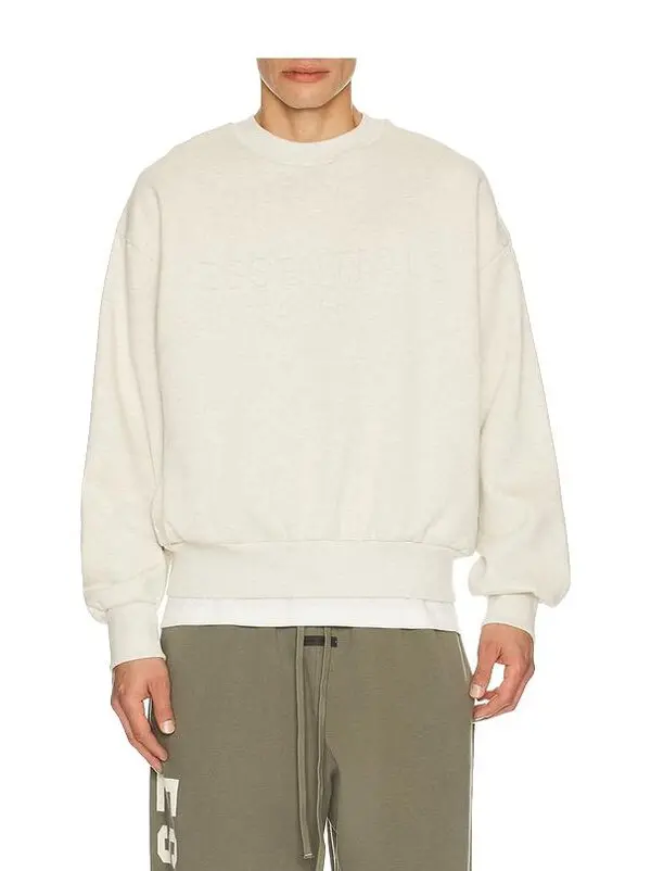 Fear Of God Classic Crewneck Sweatshirt - Oatmeal Heather
