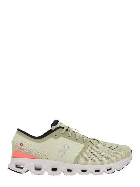 On Cloud X 4 Sneakers - Caper & Salmon