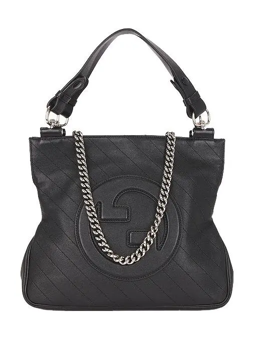 FWRD RENEW Gucci Sakai Be Green Blondie Tote Bag - Black
