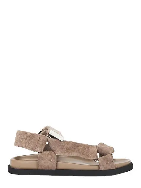 Attico Salinas Flatform Sandal - Light Grey