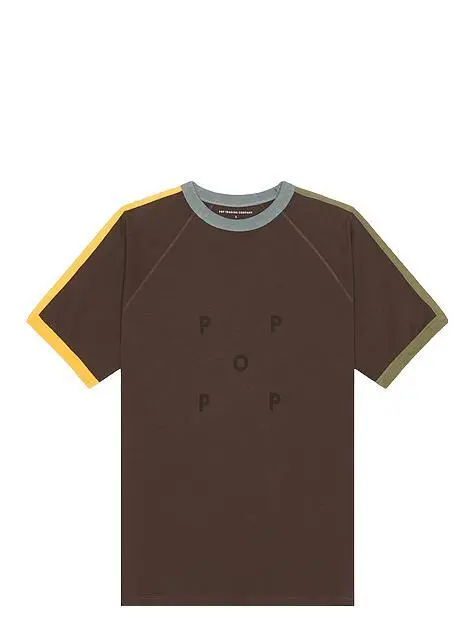 POP TRADING COMPANY Keenan T-shirt In Brown - Delicioso