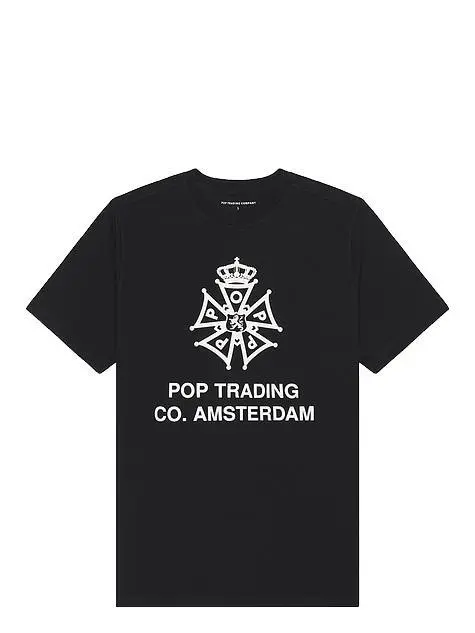 POP TRADING COMPANY Four Days Tee - Black