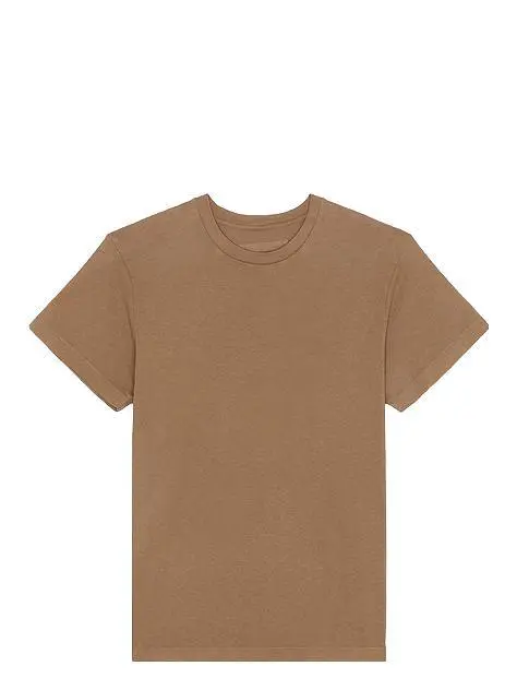 NILI LOTAN Bradley Tee In Taupe - Desert Taupe