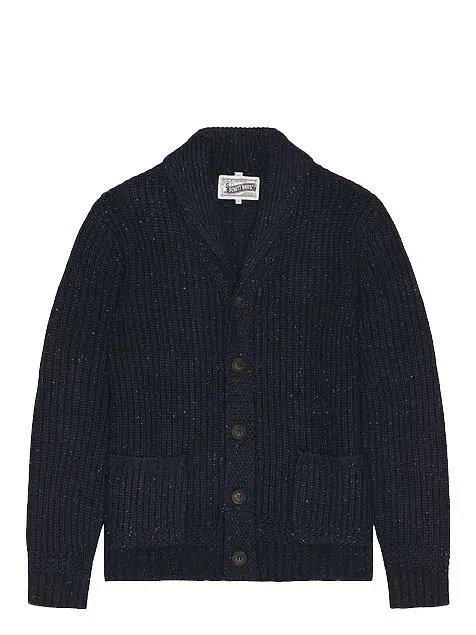 SCHOTT Donegal Cardigan - Navy