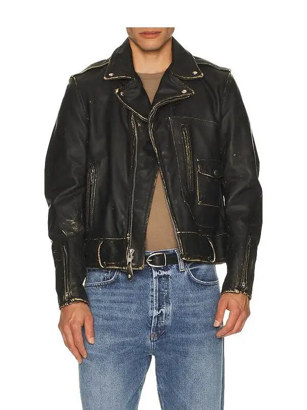 SCHOTT Vintage Bikeriders Jacket - Black