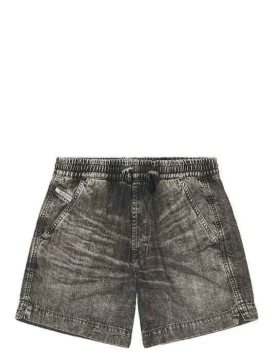 Diesel D-tenni Short - Black & Denim