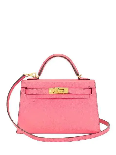 FWRD RENEW Hermes Epsom Kelly 20 Sellier Handbag - Rose Azalee