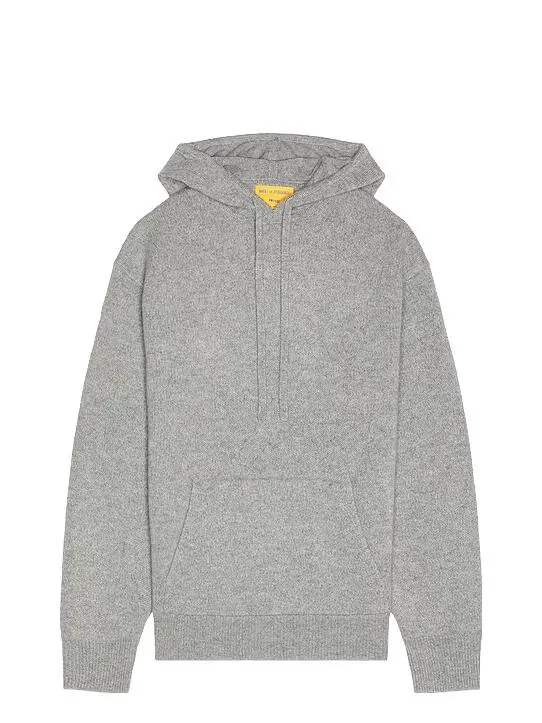 Guest In Residence Pullover Hoodie In Cashmere - Heather Grey