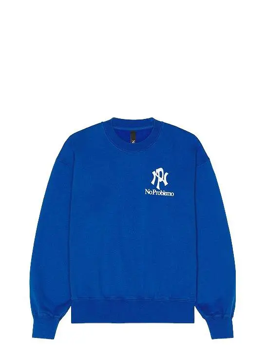 NO PROBLEMO Nyp Sweatshirt - Blue