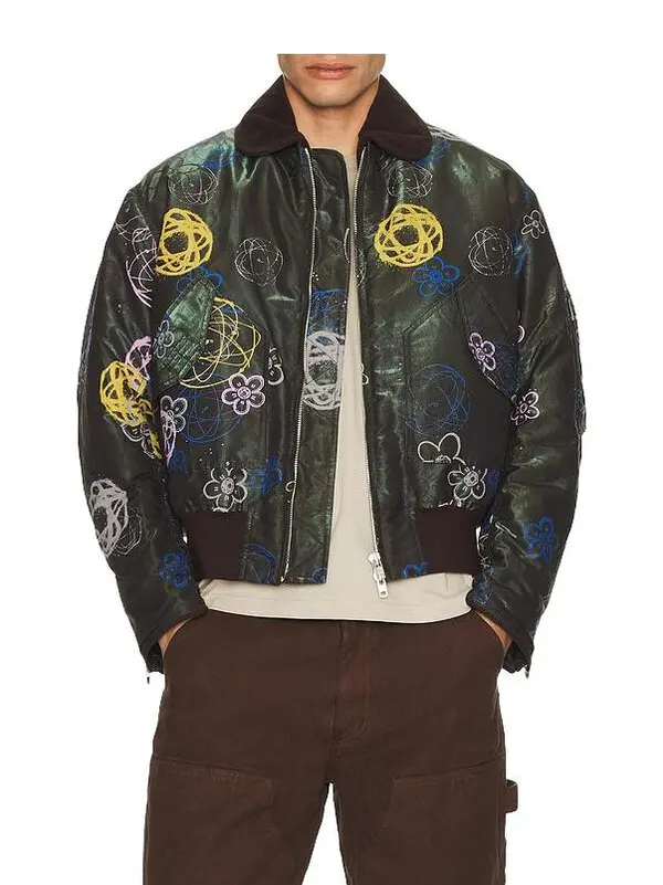 Kenzo X Futura Bomber - Dark Khaki