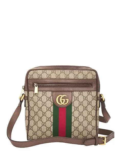 FWRD RENEW Gucci Ophidia Messenger Bag - Beige
