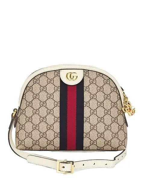 FWRD RENEW Gucci Ophidia Shoulder Bag - Beige