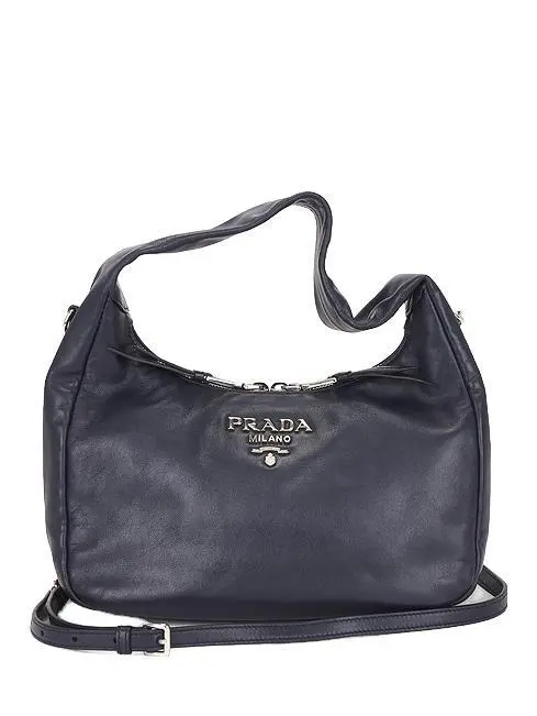 FWRD RENEW Prada Tessuto Sport Hobo Bag - Black