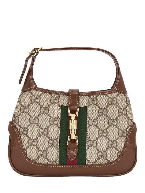 FWRD RENEW Gucci Mini Jackie 1961 Hobo Bag - Beige