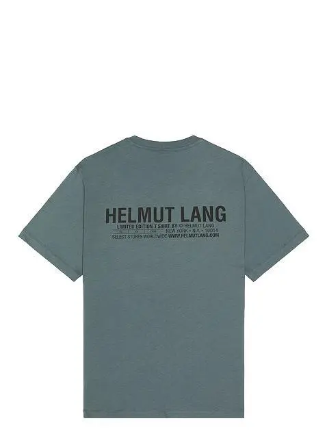 Helmut Lang Capsule Tee In Slate - Slate Blue