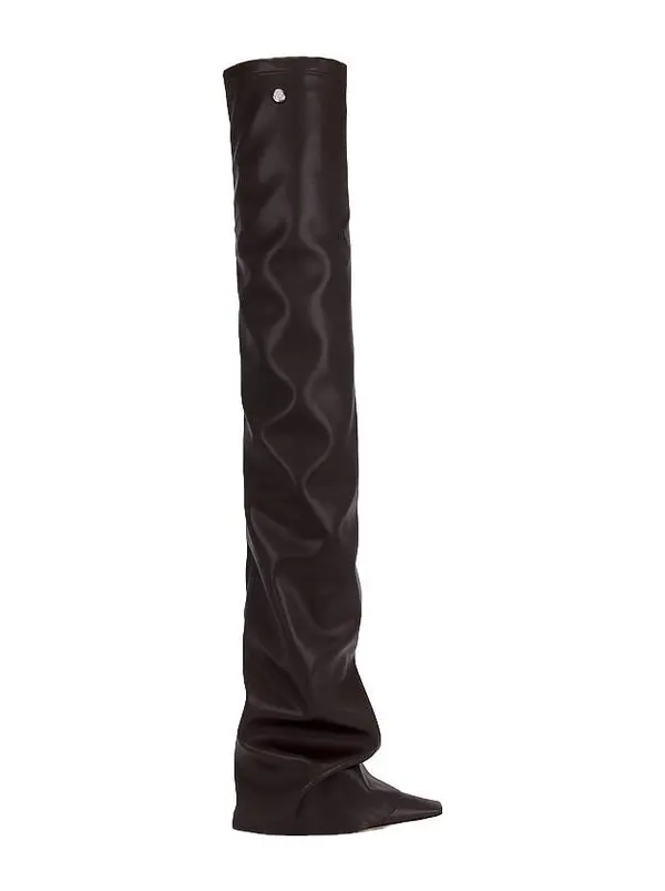 Attico Robin Over-the-knee Boots - Brown