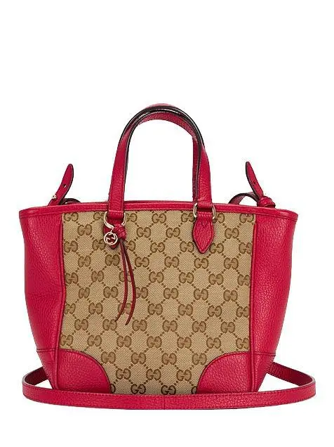 FWRD RENEW Gucci Bree D-ring Tote Bag - Beige
