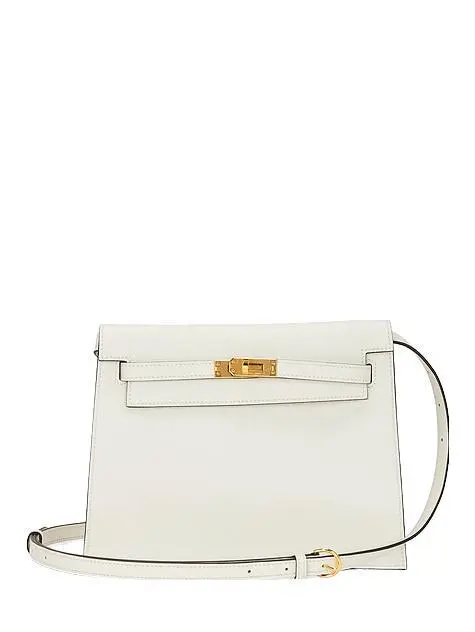 FWRD RENEW Hermes Evercolor Kelly Danse Shoulder Bag - Blanc