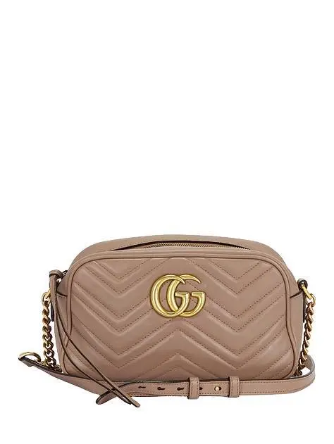 FWRD RENEW Gucci Gg Marmont Shoulder Bag - Dusty Pink