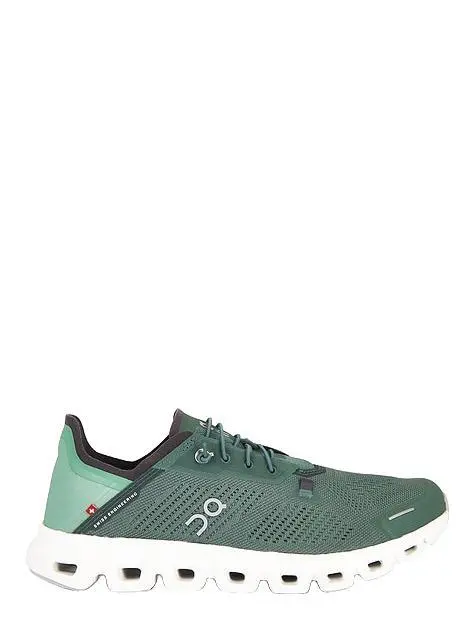 On Cloud 6 Coast Sneakers - Olive & White
