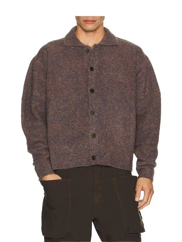 LE17SEPTEMBRE Boucle Button-down Cardigan - Purple
