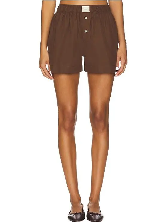 Comme Si La Boxer Classica Short - Brown