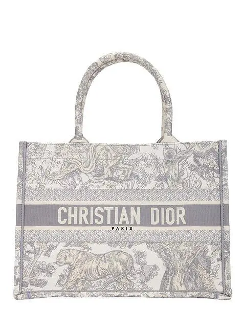 FWRD RENEW Dior Book Tote - Grey