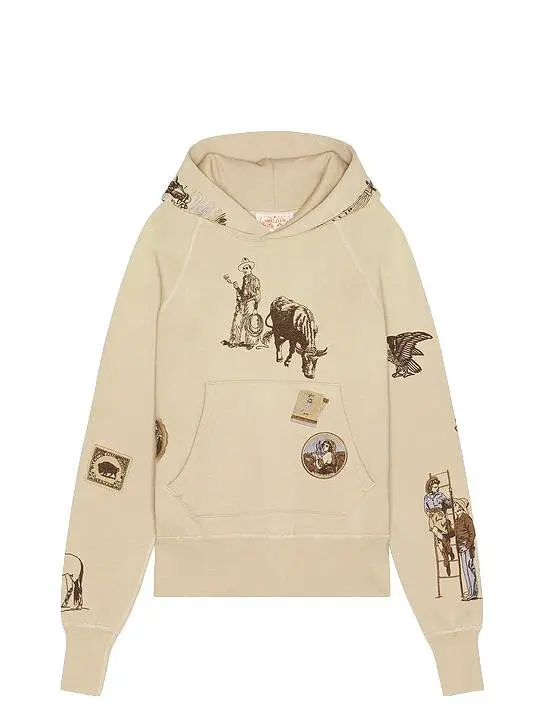 SAMUEL ZELIG Western Hoodie - Beige
