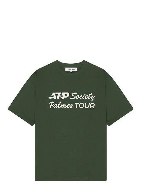 PALMES X Atp T-shirt - Dark Green