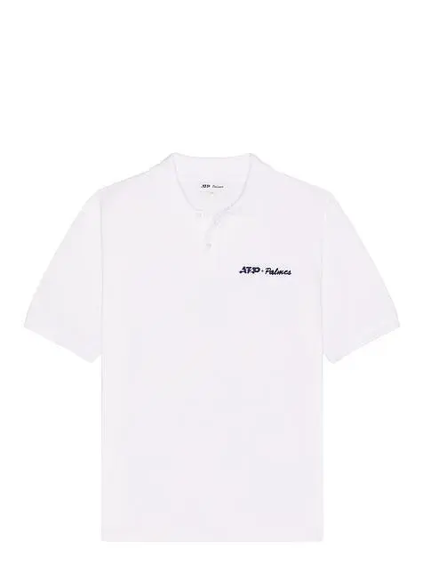 PALMES X Atp Pique Polo - White