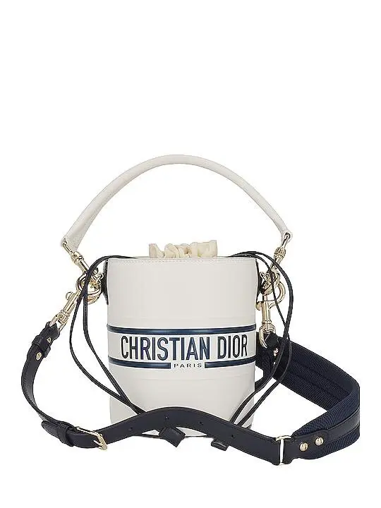 FWRD RENEW Dior Vibe Bucket Bag - White