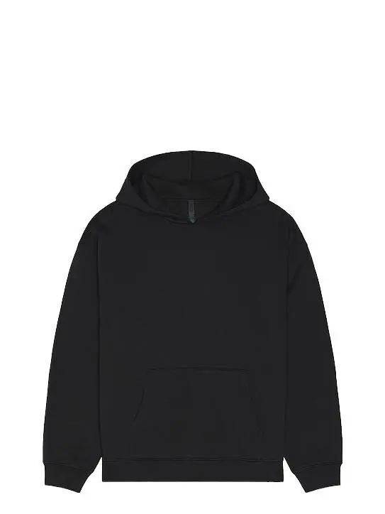SKIMS Fleece Relaxed Hoodie - Washed Onyx