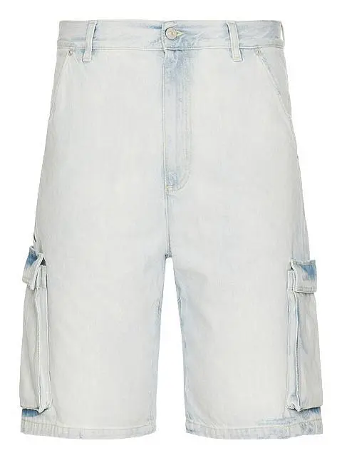 LE PÃ¨RE Star Drover Cargo Short - Faded Blue