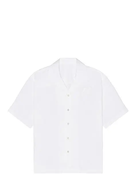 Helmut Lang Boxy Short Sleeve Shirt - White