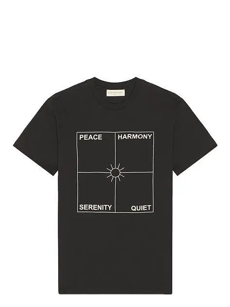 MUSEUM OF PEACE & QUIET Four Corners T-shirt - Black