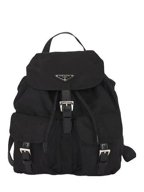 FWRD RENEW Prada Tessuto Backpack - Black