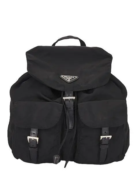 FWRD RENEW Prada Tessuto Backpack - Black