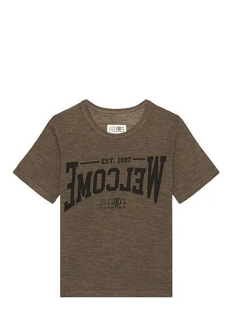 MAISON MARGIELA Tee In Brown - Taupe