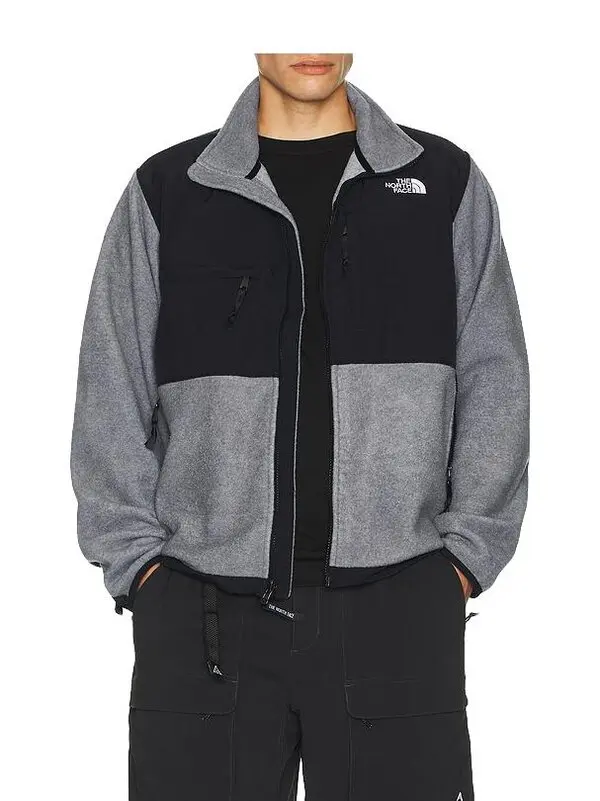 The North Face Retro Denali Jacket - Tnf Mid Grey Heather & Tnf Black