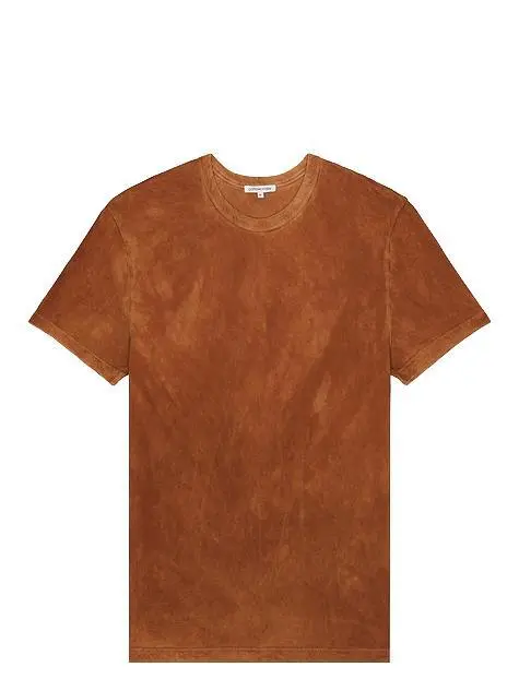 Cotton Citizen The Classic Crew Neck Tee In Brown - Vintage Pecan