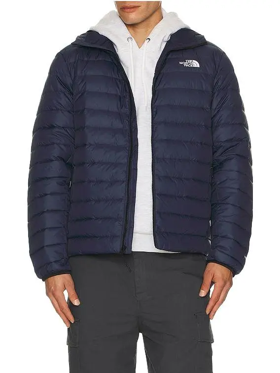 The North Face Down Hooded Jacket - Summit Navy