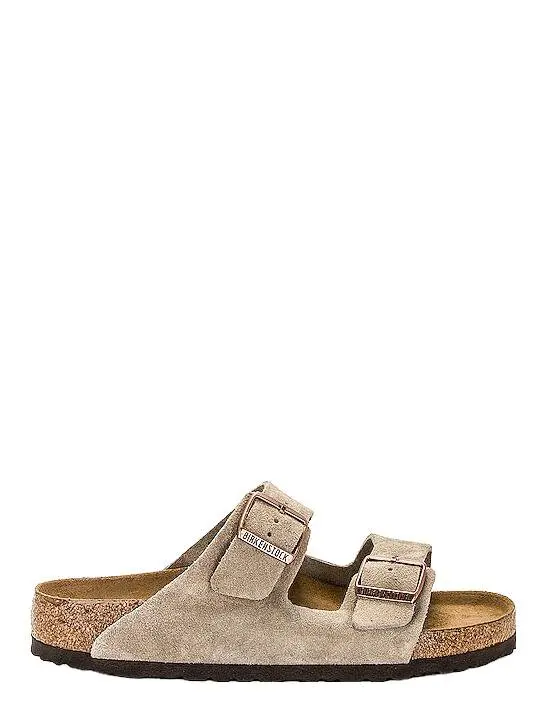 BIRKENSTOCK Arizona Soft Footbed Sandals - Taupe