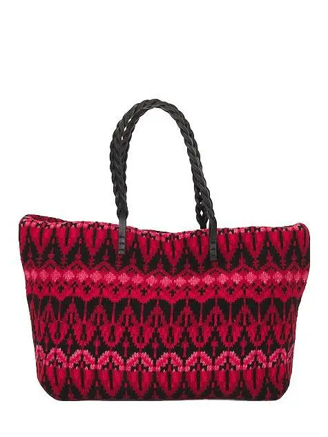 FWRD RENEW Fendi Wool Tote - Red