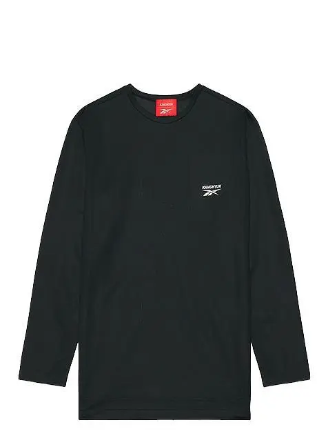 REEBOK X Kanghyuk Stitched Logo Tee - Dark Grey