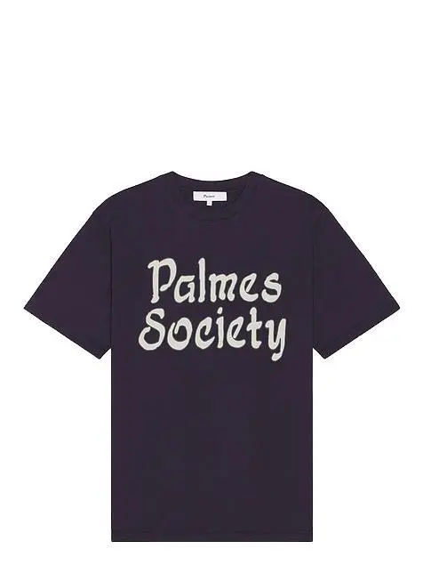 PALMES Society T-shirt In Navy - Dark Blue