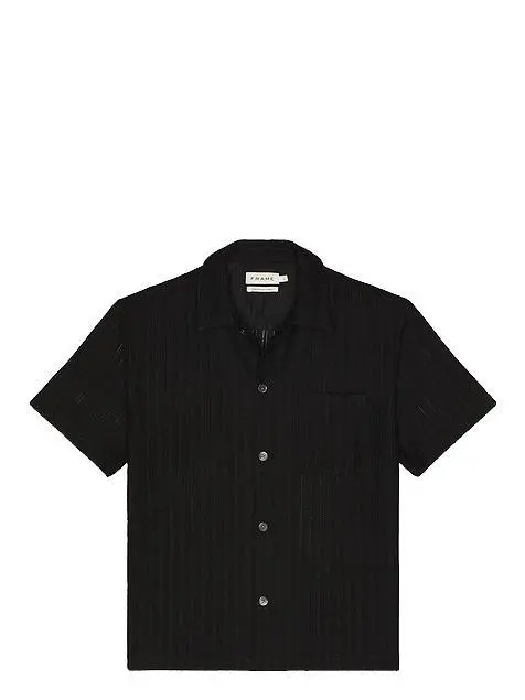 FRAME Crochet Shirt - Black