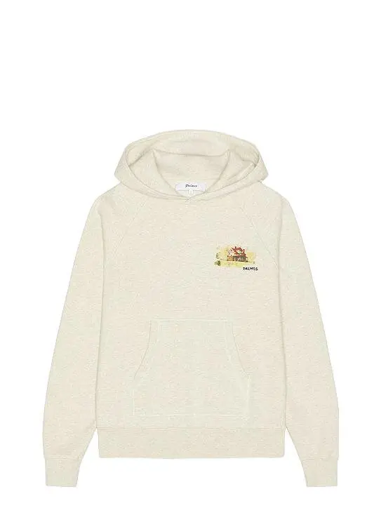 PALMES Porch Hooded Sweatshirt - Oatmeal