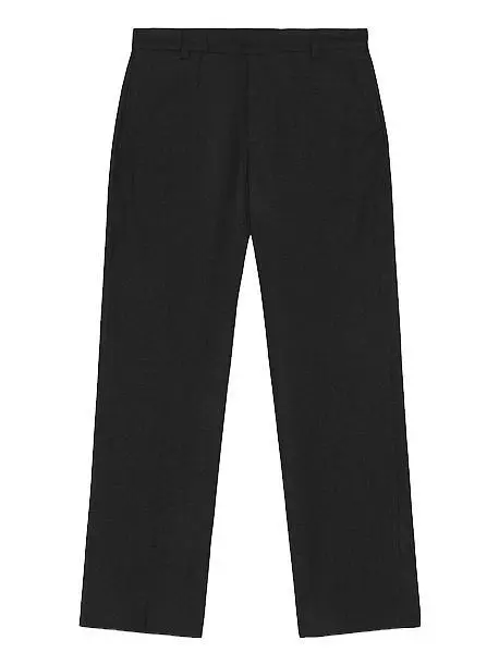 PALMES Wool Pleated Trousers - Black