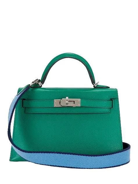 FWRD RENEW Hermes Epsom Kelly 20 Amazone Handbag - Vert Jade